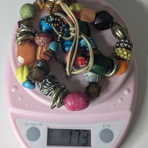 Erica Lyons | Jewelry | Erica Lyons Designer Bead 3 Strand Necklace ...